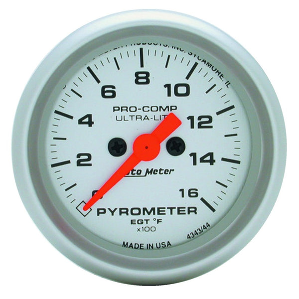 Autometer Ultra-Lite 52mm 0-1600 Deg F Electronic EGT Kit – Ridium Works
